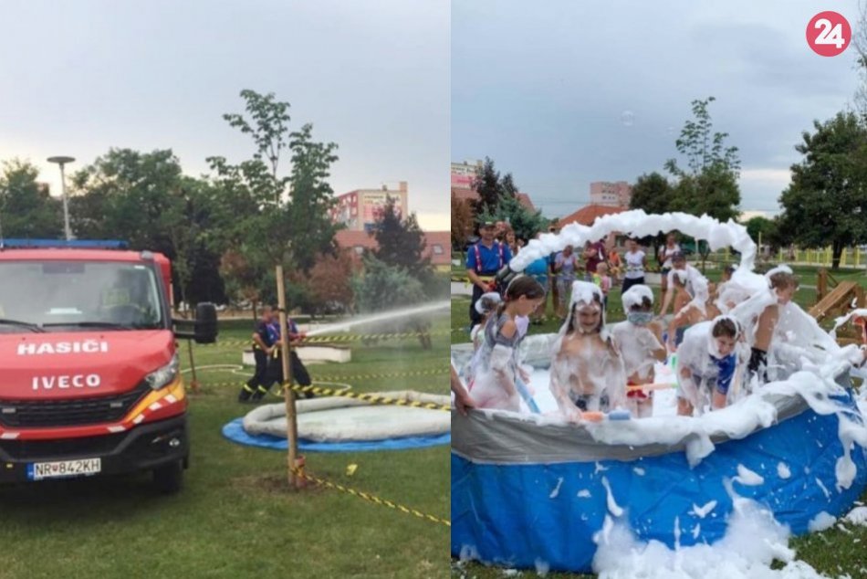 Ani nitka neostala suchá: Deti si užili vodné vojny, FOTO